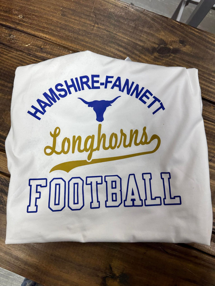 Hamshire Fannett Football - LONGHORNS!!! – Small Town Vinyl