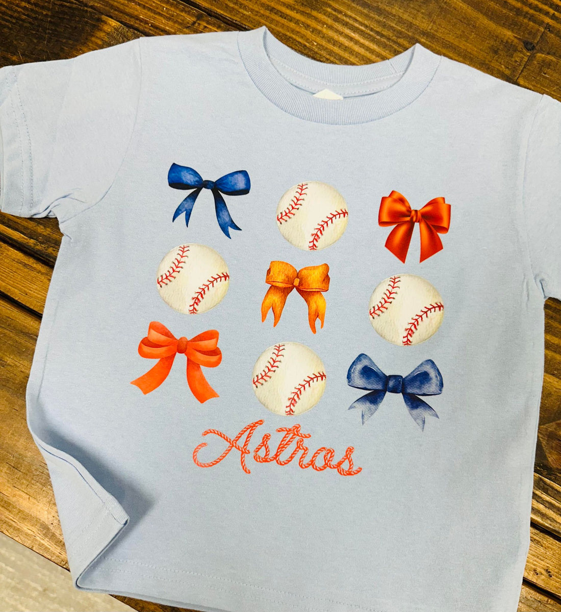 Astros - Baseballs and Bows – Small Town Vinyl