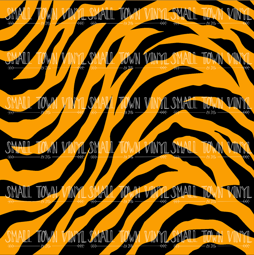Tiger - Chunky Printed Vinyl – Small Town Vinyl