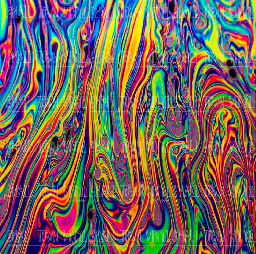 Rainbow Crazy Printed Vinyl – Small Town Vinyl