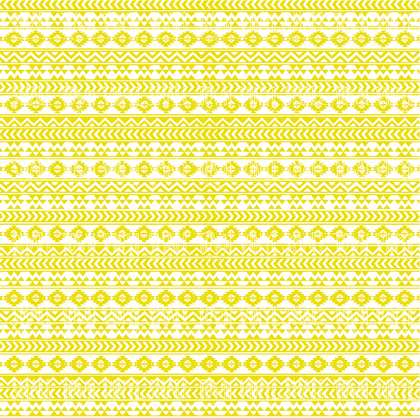 Aztec - Yellow Printed Vinyl – Small Town Vinyl